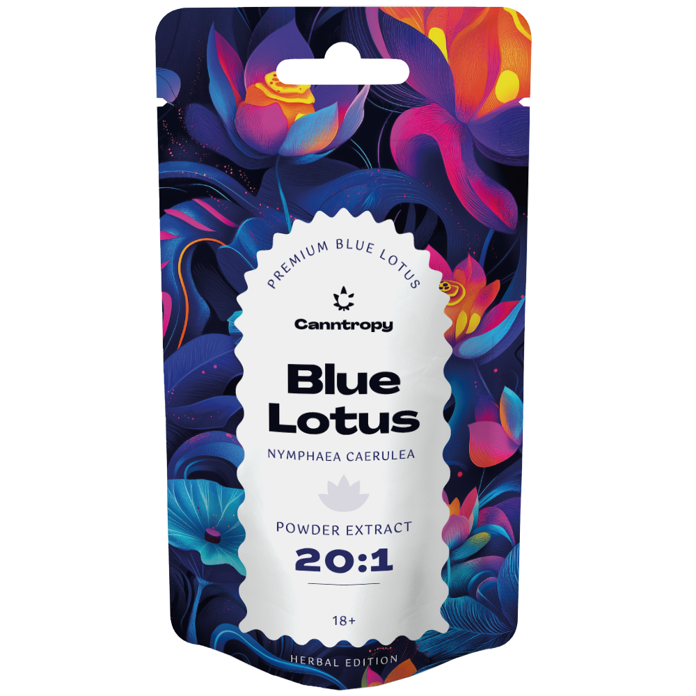 Canntropy Blue Lotus (Nymphaea Caerulea) Powder Extract 20x, 5 g - 100 g